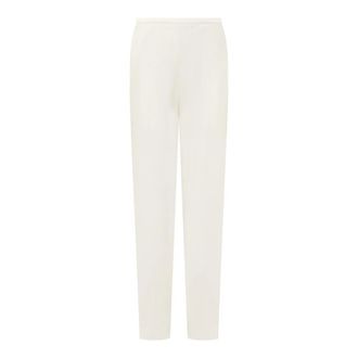 Emporio Armani Gerade geschnittene Hose - - Trousers - Damen - Wei&szlig; - XL