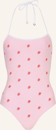 Tommy Hilfiger Neckholder-Badeanzug rosa