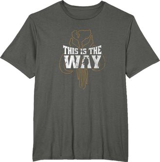 Star Wars The Mandalorian This is The Way Mythosaur Overlay T-Shirt