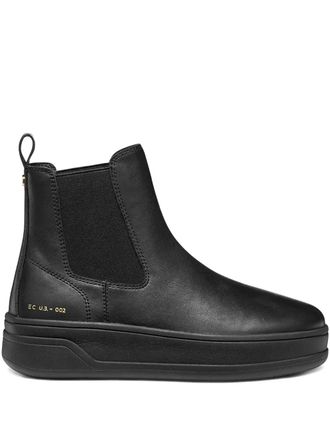 Geox 50mm Spherica Ecub-2 elasticated Chelsea boots - Noir