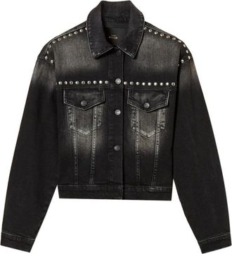 Twin-Set Actitude, Femme, Vestes, Noir, Taille: 38 FR Denim Vestes