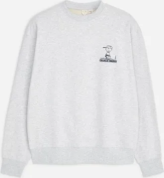 Arket Peanuts Sweatshirt -Grau