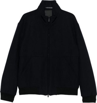 Giorgio Armani Manteau Au Genou - Noir