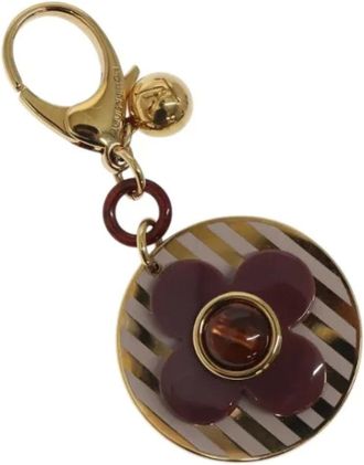 Louis Vuitton Pre-owned Metal porte-cls - Femme - Pre-owned - Jaune - Taille: ONE Size