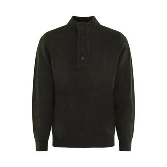 Barbour Pull essentiel en maille &agrave; demi-zip - Homme - Pulls - Vert - Taille: S