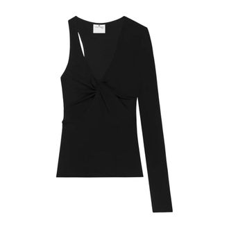 Courr&egrave;ges Langarmshirts - - Tops - Damen - Schwarzk - M