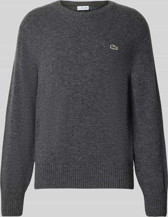 Lacoste Regular Fit Pullover aus reiner Wolle