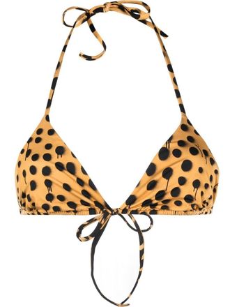 Dsquared2 Neckholder-Bikini mit Leoparden-Print - Nude