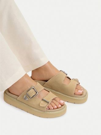 U.S.Polo Association Pantoletten U.S. Polo Assn. EO-TANIA001W/6S1 Beige