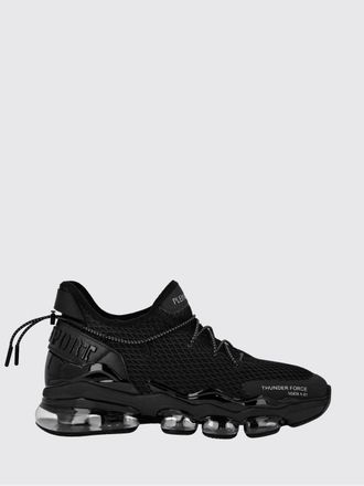 Plein Sport Zweifarbige Mesh-Low-Top-Sneakers mit gepolsterter Sohle