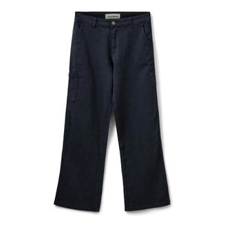 Sofie Schnoor Marineblaue Straight-Leg Hose mit Seitentasche - - Trousers - Damen - Blau - L