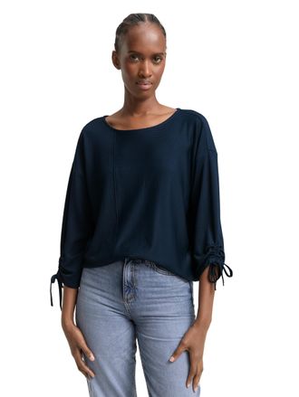 Tom Tailor Damen 1035680 T-Shirt, 38822-Dark Sea Petrol, XXL