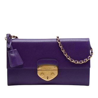Prada Pre-owned Sac bandouli&egrave;re - Femme - Pre-owned - Violet - Taille: ONE Size