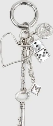 Isabel Marant Porte Cles Heart Kr Silver, D&eacute;fil&eacute;