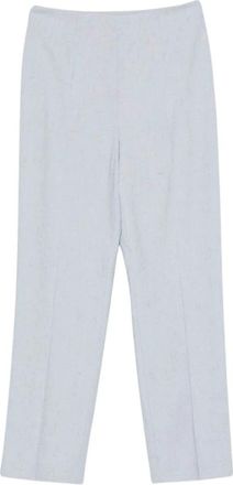 Alberta Ferretti Femme, Pantalons, Bleu, Taille: 36 FR Jeans coupe droite