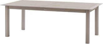 Hesperide Hesperide - Table de jardin extensible Allure effet bois & avoine 12 places en aluminium - Hesp&eacute;ride
