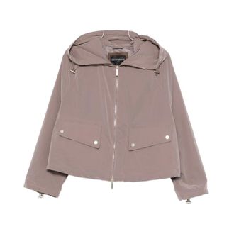 Emporio Armani Femme, Vestes, Rose, Taille: 42 FR Veste Marron Clair