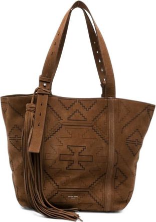 Golden Goose Grand sac cabas 24/7 East West - Femme - Sacs - Brun - Taille: ONE Size