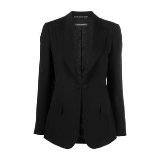 Alberta Ferretti Damen, Jacken, Schwarzk, LGr&ouml;&szlig;e