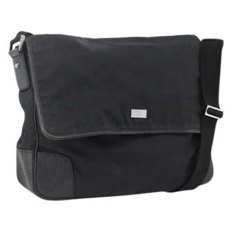 Gucci Sac bandouli&egrave;re vintage Pre-owned - Femme - Pre-owned - Noir - Taille: ONE Size