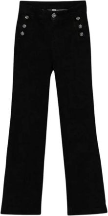 Liu Jo Femme, Pantalons, Noir, Taille: W32 Denim Straight Pantalons