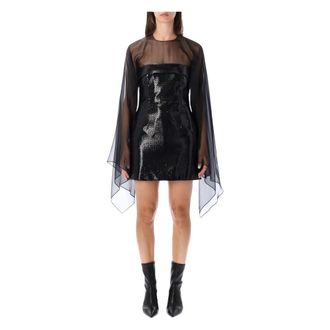 Alberta Ferretti Abito Paillettes Du Jersey Mini - - Dresses - Damen - Schwarzk - S