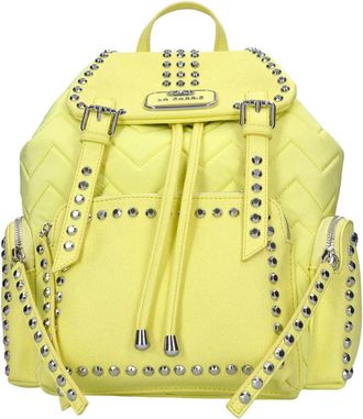 La Carrie Femme, Sacs, Jaune, Taille: ONE Size Dark Wave Sac &agrave; dos en similicuir