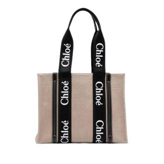 Chlo&eacute; Pre-owned Woody Tote Bag - - Pre-owned - Damen - Beige - ONE SIZE