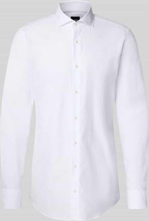HUGO BOSS Slim Fit Freizeithemd aus reiner Baumwolle mit extra langem Arm Modell H-HANK-SP