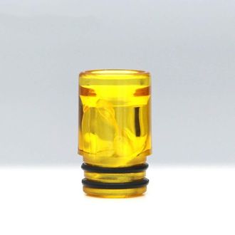 No Logo Farbe in klarer E-Zigarette Acryl-Mundst&uuml;ck 510 Tropfspitze f&uuml;r 510-Faden-Zerst&auml;uber Melo 3 Mini Tank IJust S Kit etc Frei von Tabak und Nikotin (Colo