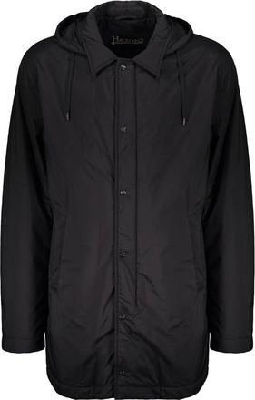 Herno Homme, Manteaux, Noir, Taille: 5XL Lightweight Jacket