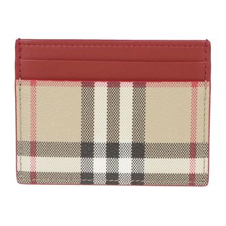 Burberry Femme, Accessoires, Beige, Taille: ONE Size Check Card Case
