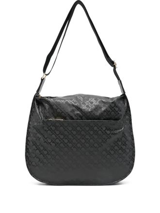 Gherardini sac &agrave; bandouli&egrave;re &agrave; motif monogramm&eacute; - Gris