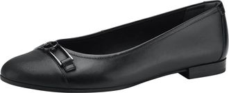 Tamaris Damen Klassische Ballerinas, Frauen Flats,Ballerina-Schuhe,Ballett-Schuhe,Ballet-Flats,flach,Ausgehschuhe,Abendschuhe,Black,39 EU