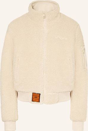 Bombers Original Bombers Original Teddyfell-Jacke weiss