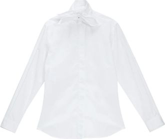 Moschino Femme, Blouses et Chemises, Blanc, Taille: 38 FR Camicia Tre Nodi