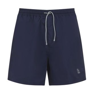 Brunello Cucinelli Homme, Maillots de bain, Bleu, Taille: L Mw817043 Swim Shorts