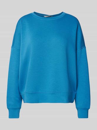 Moss Copenhagen Sweatshirt mit gerippten Abschl&uuml;ssen Modell Dalvina