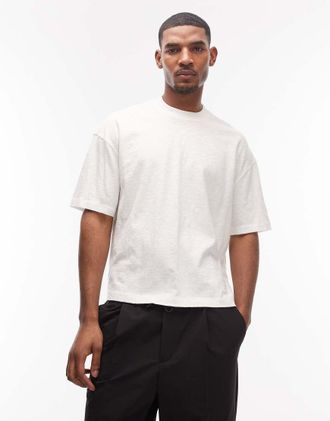 AllSaints Casper - Kurz&auml;rmliges T-Shirt in Wei&szlig;