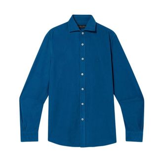 Brooks Brothers Chemise ajust&eacute;e &agrave; col &eacute;tal&eacute; - Homme - Chemises - Bleu - Taille: 2XL