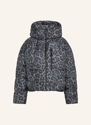 adidas Adidas By Stella Mccartney Steppjacke Adidas By Stella Mccartney Short Padded Printed Mit Abnehmbarer Kapuze grau