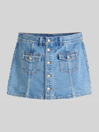 Levi's Mini Jeansrock mit Knopfleiste