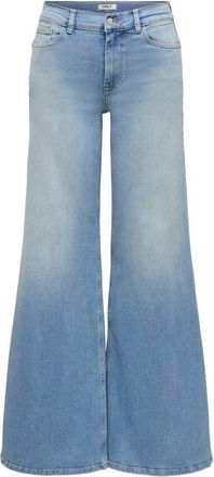 Only Wide Fit - Jeans aus mittelblauem Denim