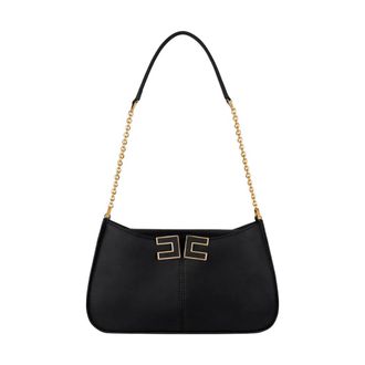 Elisabetta Franchi Femme, Sacs, Noir, Taille: ONE Size Sac bandouli&egrave;re