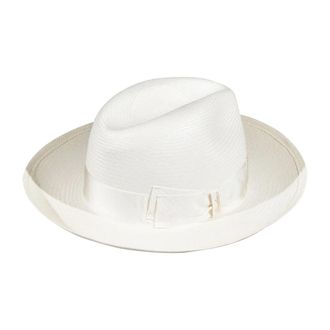 Borsalino Femme, Accessoires, Blanc, Taille: S Giulietta Panama Fine Wide Brim