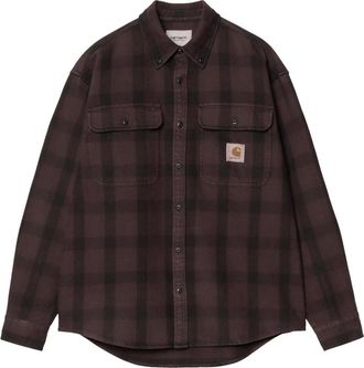 Carhartt Work in Progress Homme, Chemises, Brun, Taille: XS Edmands Shirt