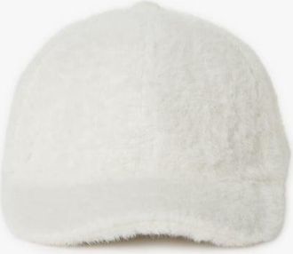 Au Printemps Paris Kunstpelzkappe - Beige