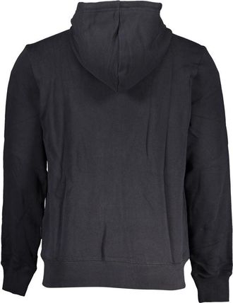 Napapijri Logo-Embroidered Cotton Sweatshirt - Black
