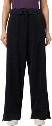 Champion Femme, Pantalons, Noir, Taille: 36 FR Pantalon &agrave; Jambes Larges