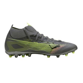 Puma Ultra 5 Match+ Fu&szlig;ballschuhe mit festem Boden f&uuml;r Herren (Mattiertes Silber)